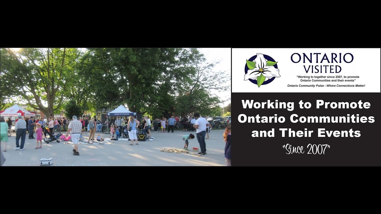 Ontario Visited Promoting Ontario Events - YouTube