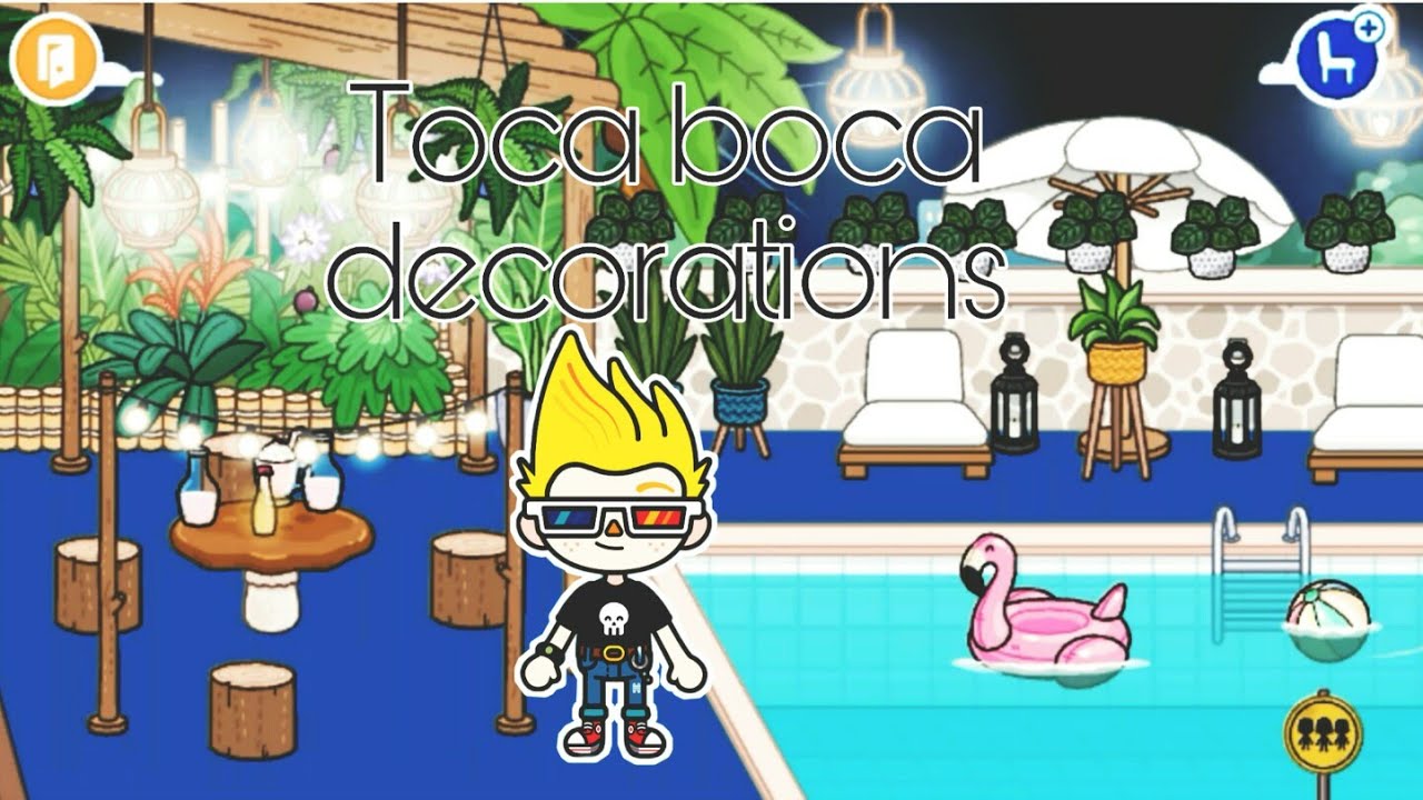 Toca life world pool villa design/ Toca life world #shorts #tocaboca # ...