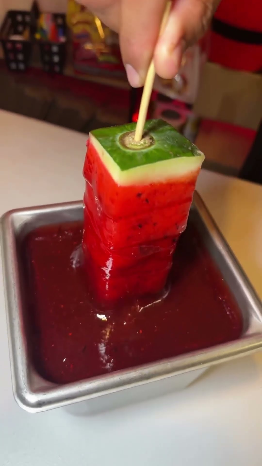 Watermelon Fruit Roll Up 🤤🍉 - YouTube