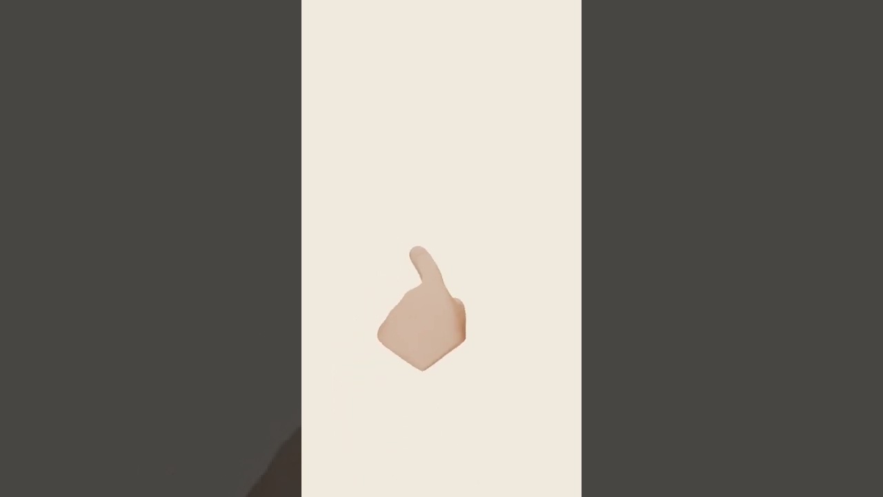 an animation of a hand swiping on a white background - YouTube