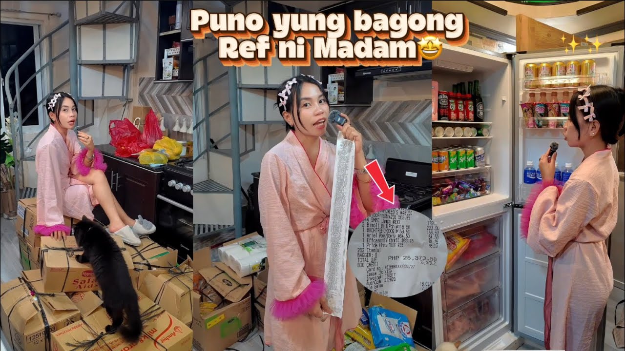 RESTOCKING SA BAGONG REF NI MADAM (ASMR) - YouTube