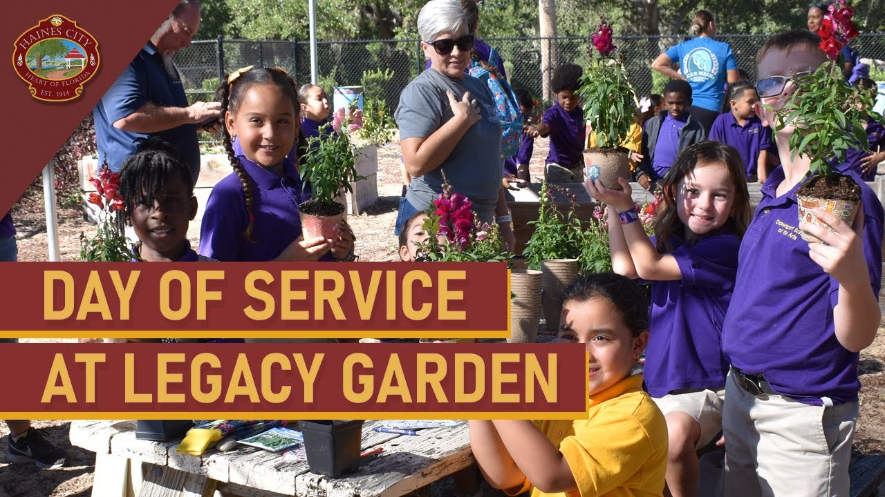 Day of Service at Legacy Garden - YouTube