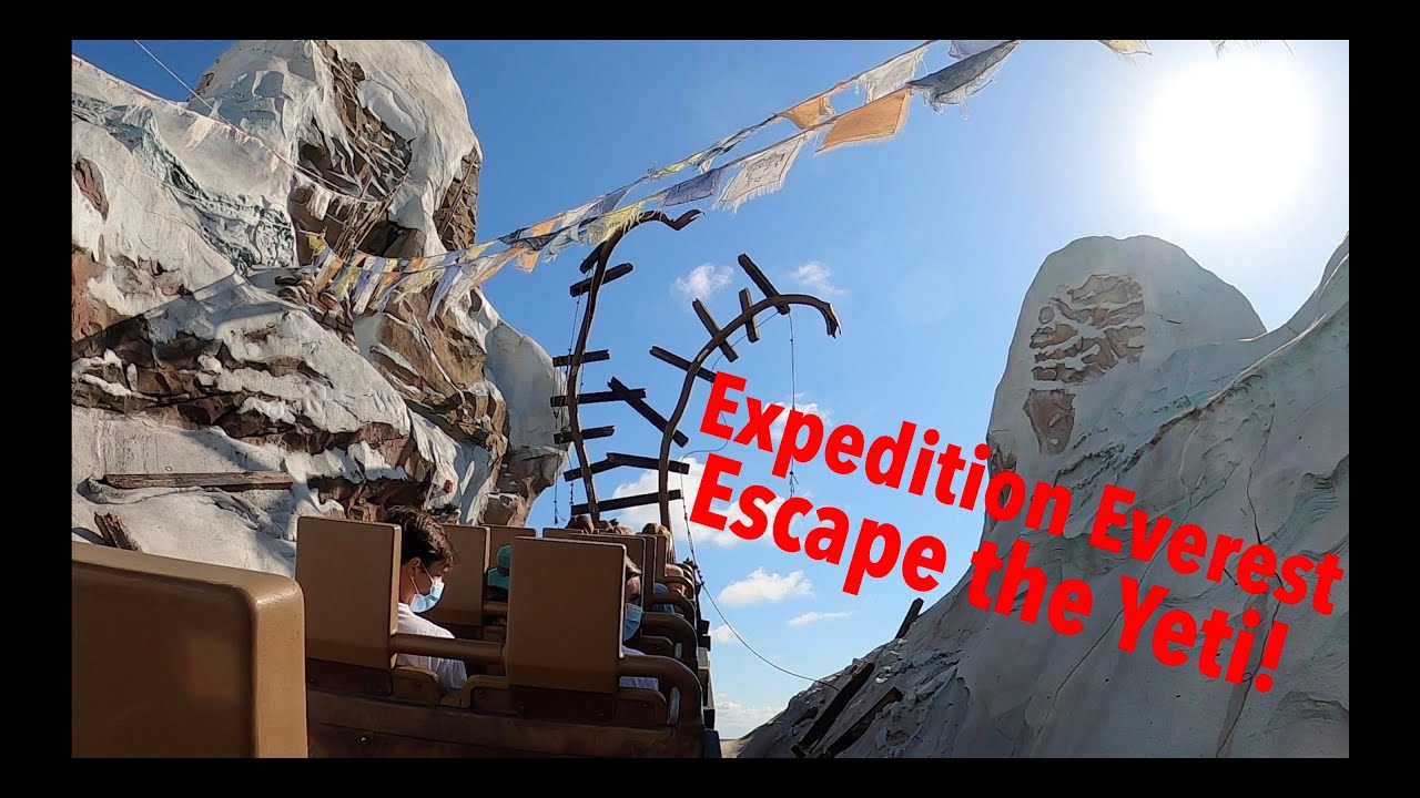 Expedition Everest - Yeti Roller Coaster - Disney's Animal Kingdom ...