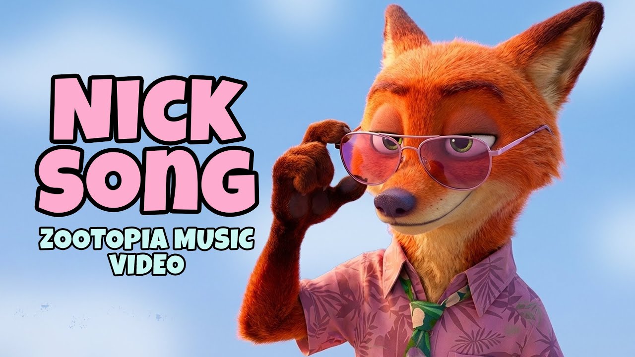 Nick Wilde Funky Fox (Zootopia 2 Inspo) | Animated Music Video DJ BEE ...