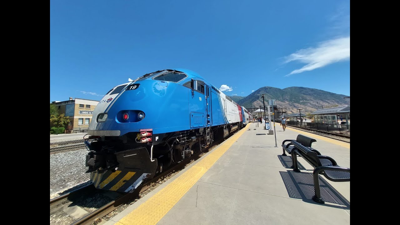 Double Decker/Frontrunner Train Journey in Utah, USA - YouTube