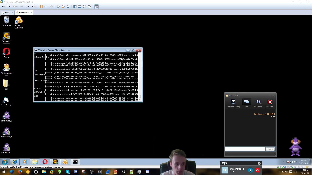 Tech Support Scammer vs Fake Notepad - YouTube