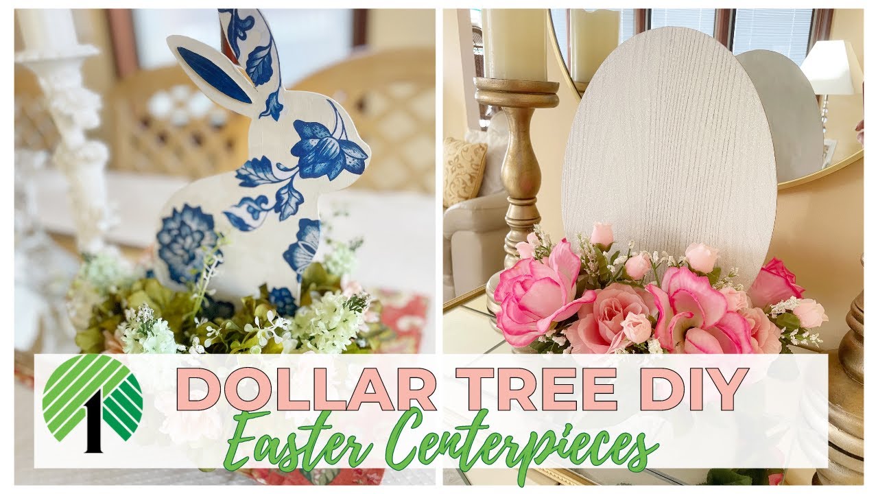 DOLLAR TREE DIY: 2 EASTER CENTERPIECES - YouTube