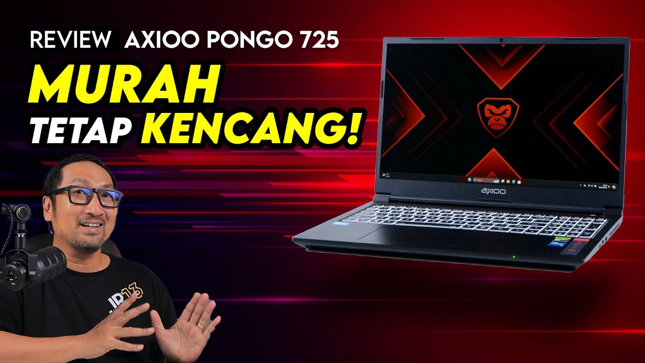 10 Jutaan! Laptop Gaming MURAH yg Kencang - Review Axioo Pongo 725 ...
