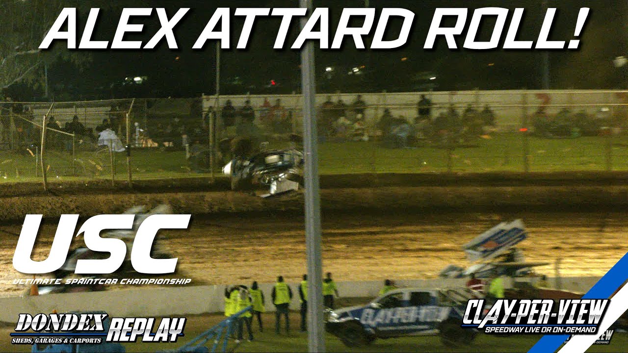 Sprintcars | Alex Attard Rollover - Toowoomba - 28th Oct 2023 | Clay ...