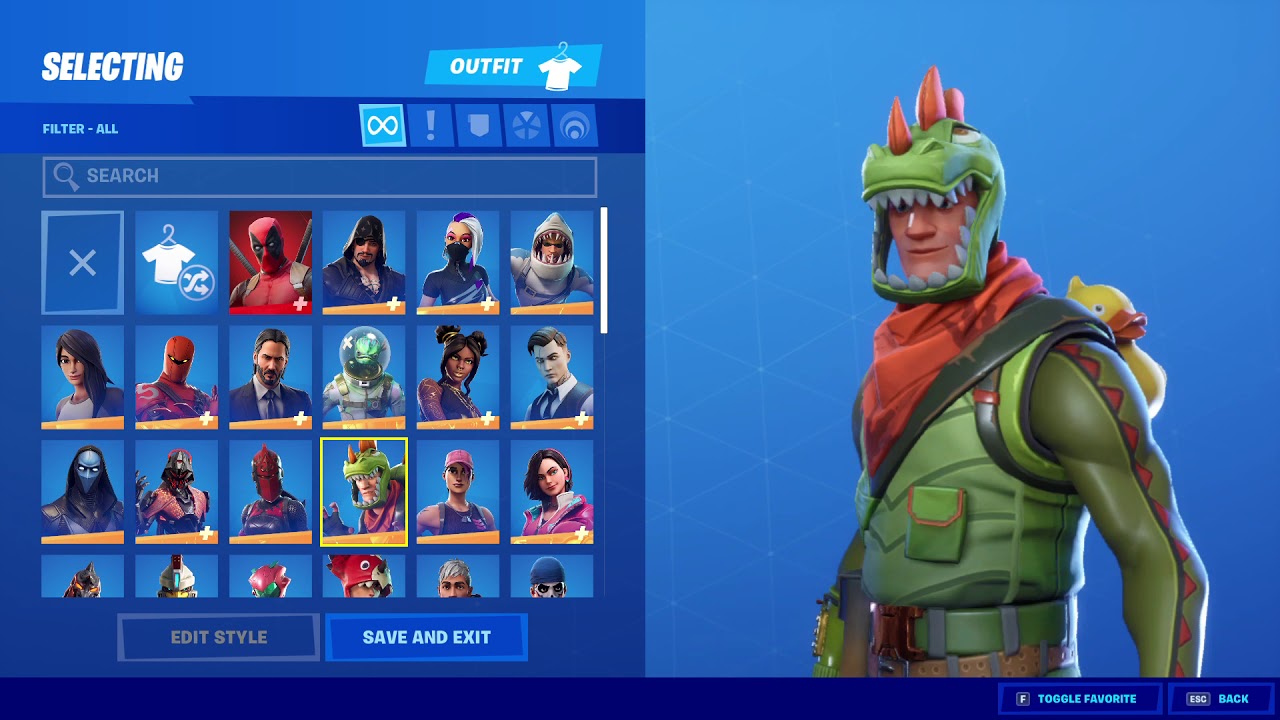 Fortnite Locker Tour pt. 1 - YouTube