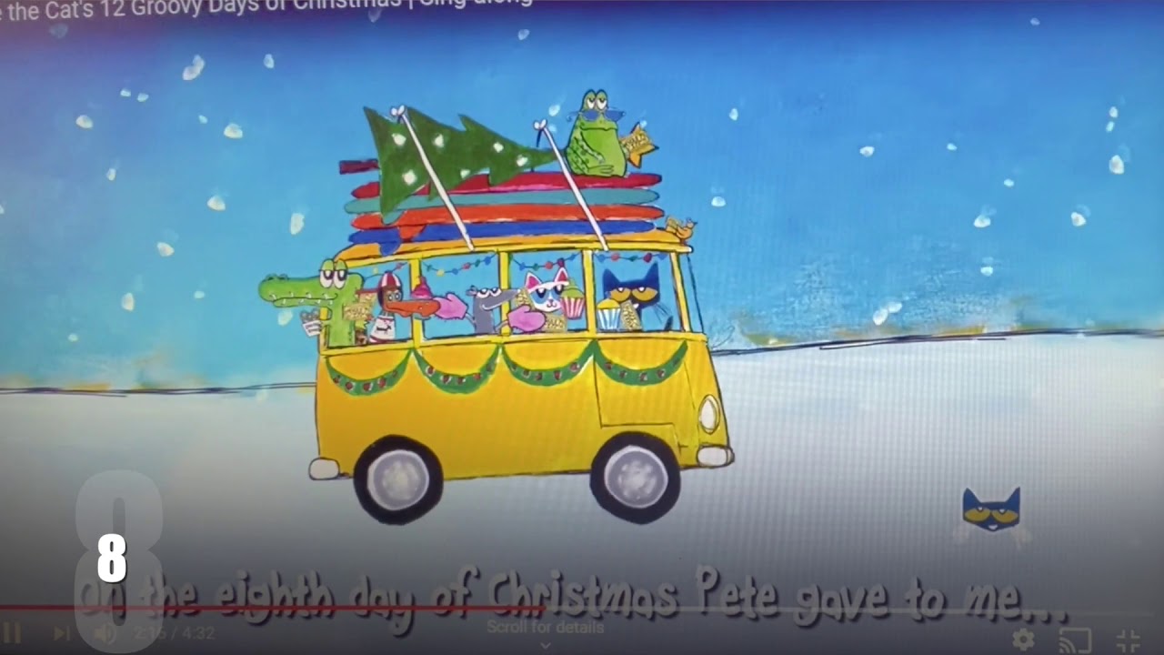 Pete the Cat's 12 Days of Christmas - YouTube