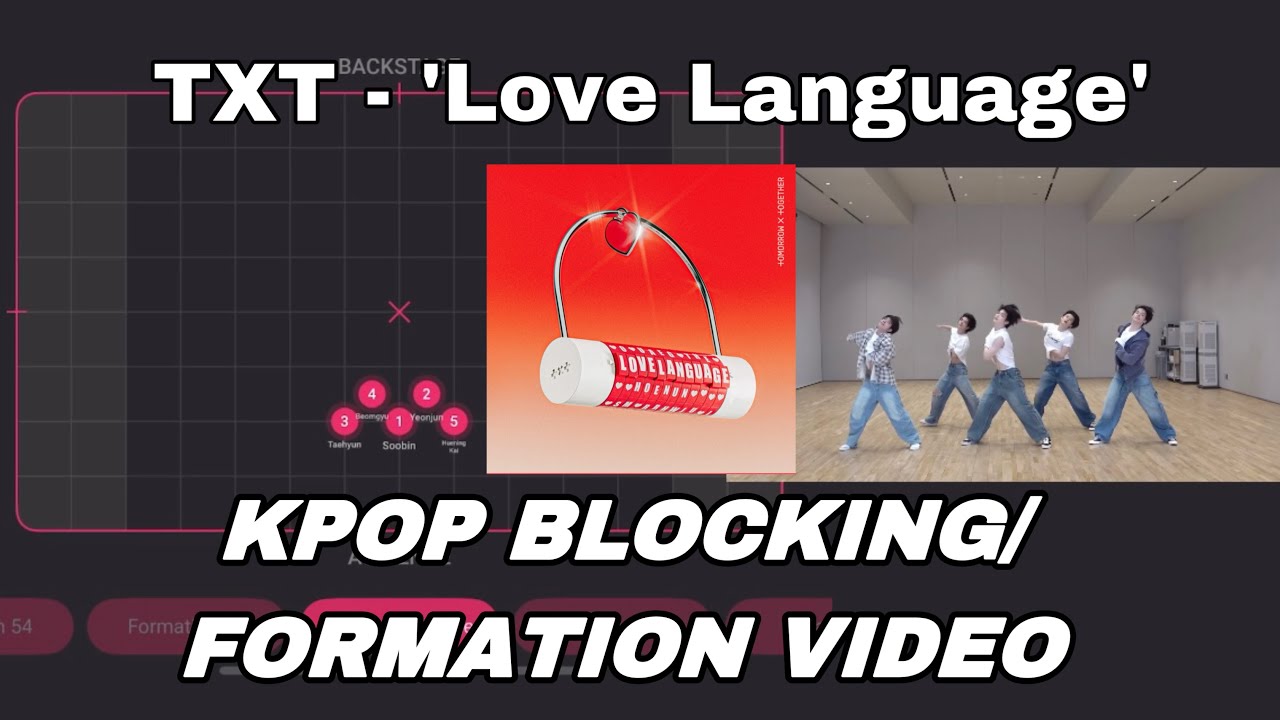 [KPOP] TXT - ‘LOVE LANGUAGE’ Formation Blocking/Dance Practice ...