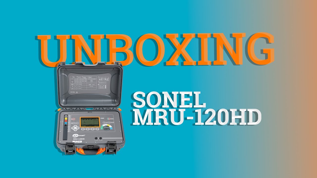 Unboxing Sonel MRU-120HD - YouTube
