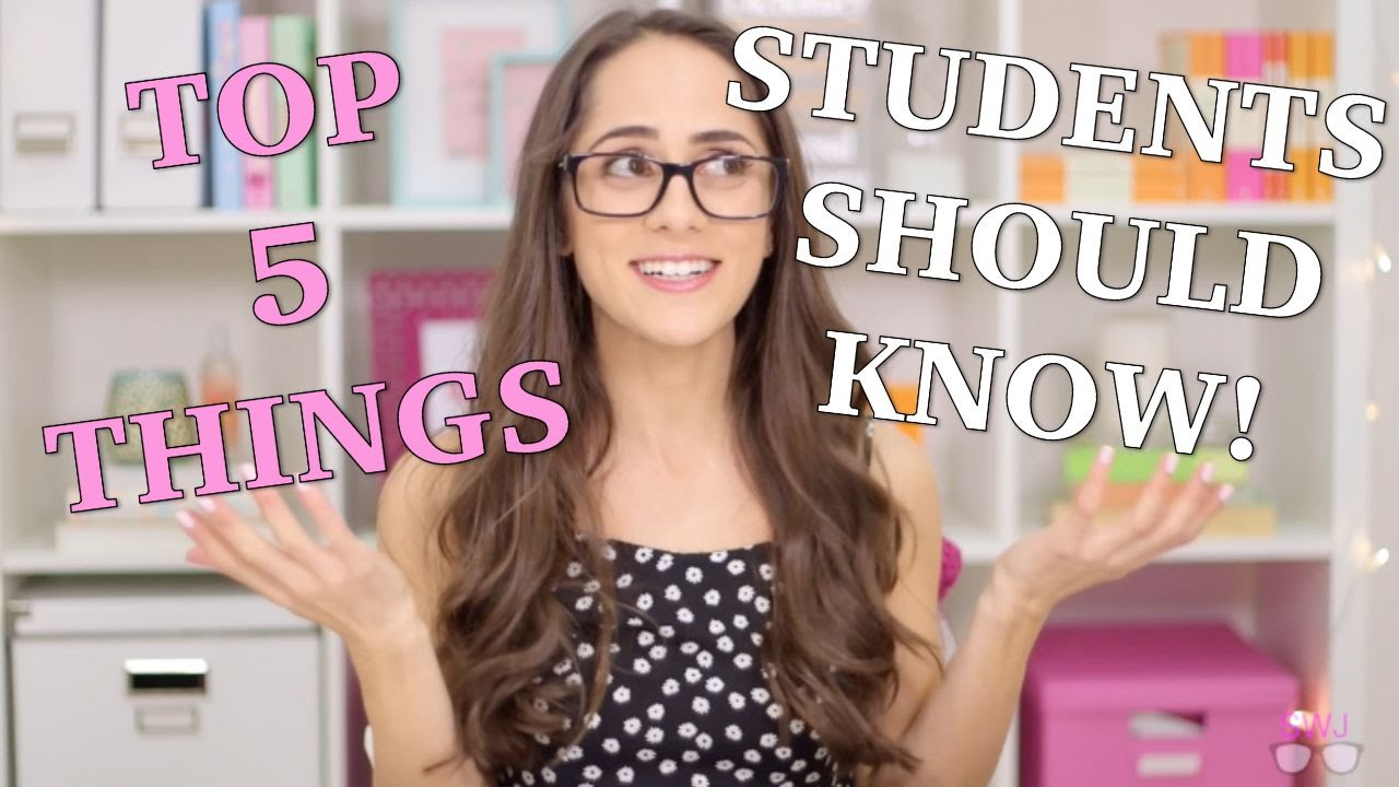 The 5 Most Important Things Every Student Should Know! - YouTube