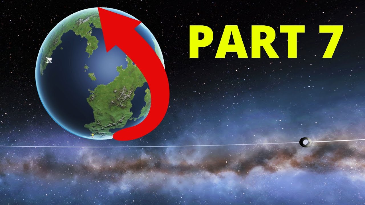 HOW BIG IS A PLANET in Kerbal Space Program? Walk Around Half a Planet ...