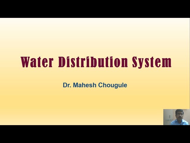 Water Distribution System Ppt