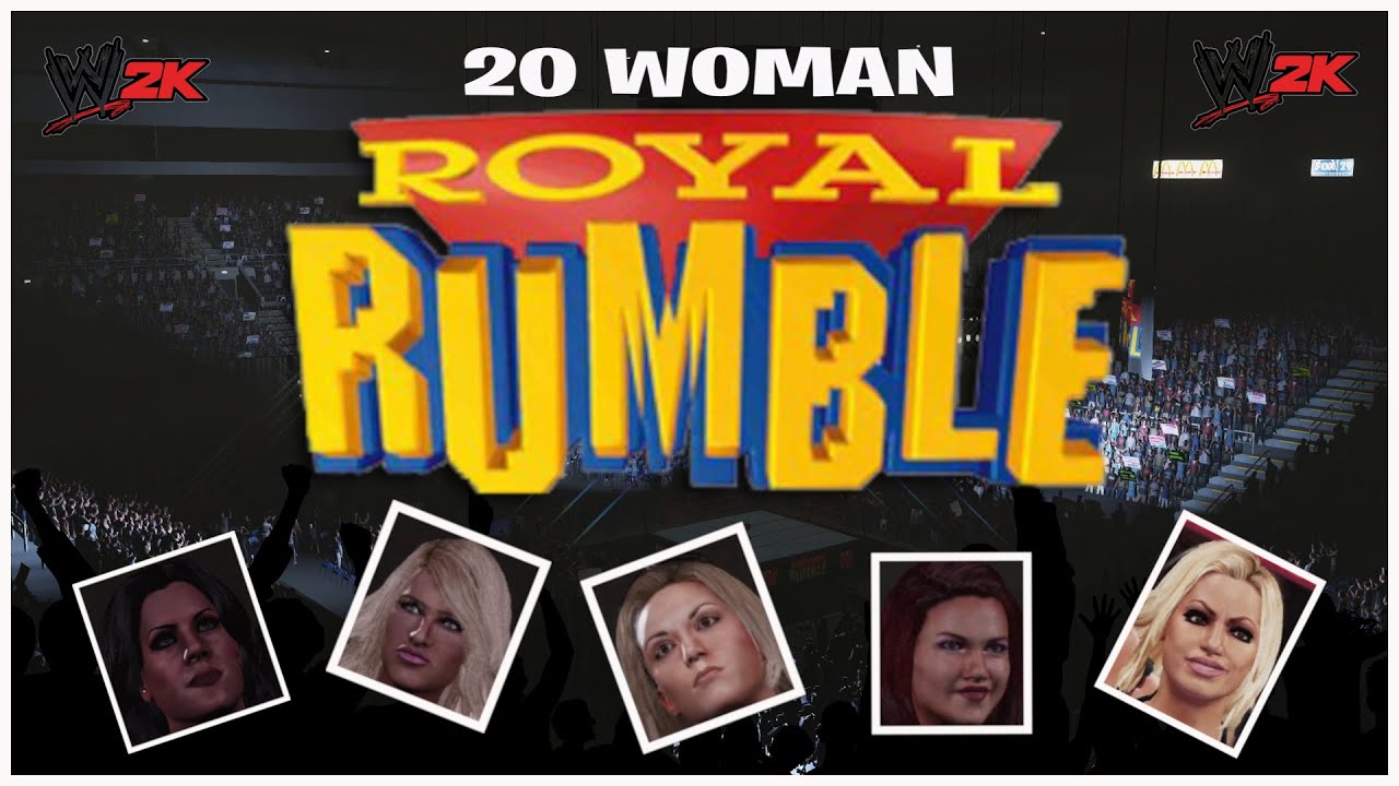 W2K / 20 Women’s Royal Rumble Match / Women´s Championship [ inc ...