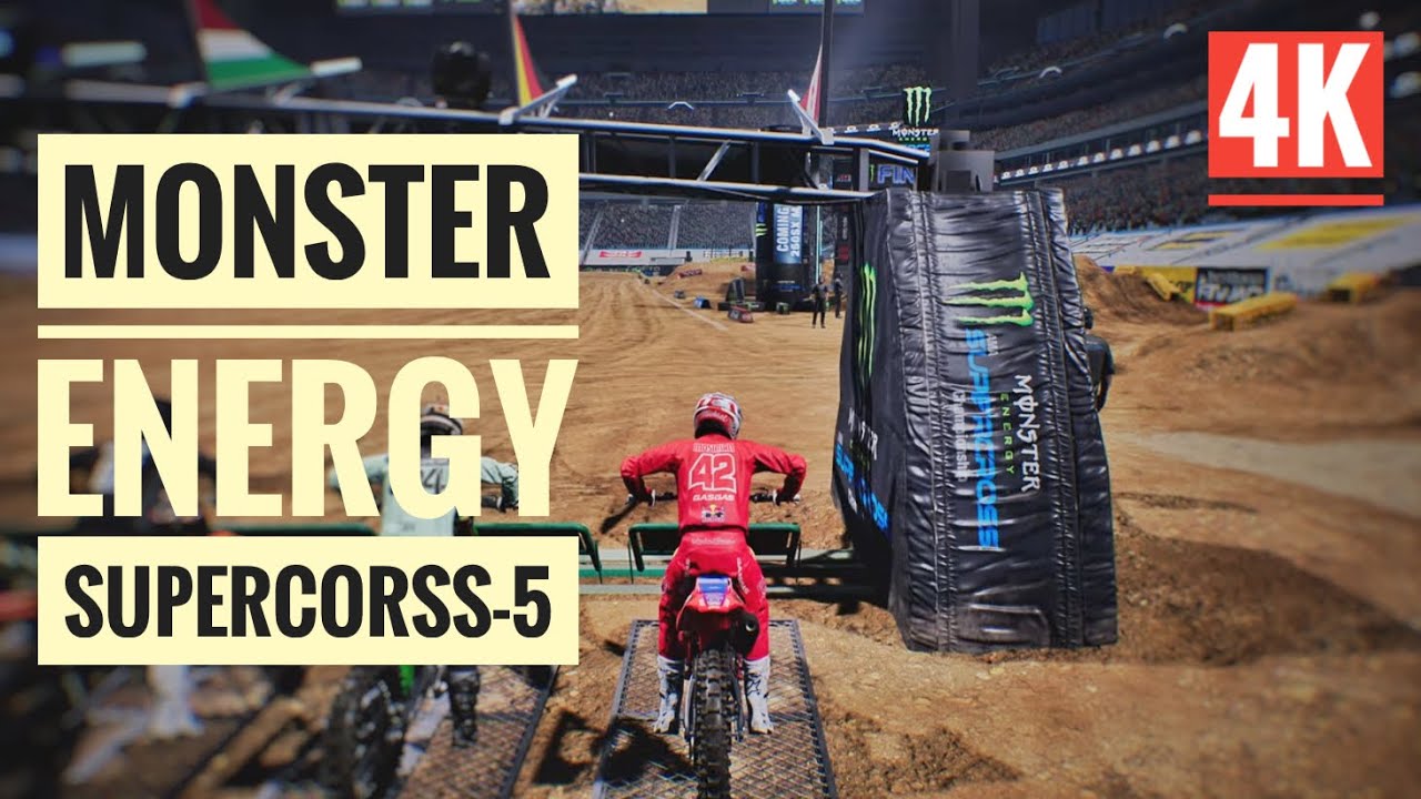 Monster Energy Supercross 5 | PS5 4K UHD 60fps Gameplay - YouTube