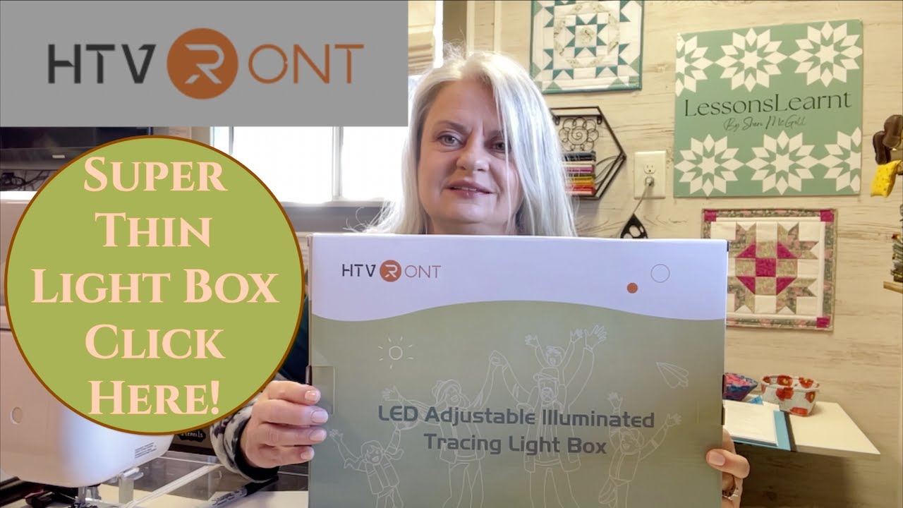 HTVRONT Light Box for Crafters & Quilters | Bright, Thin and ...