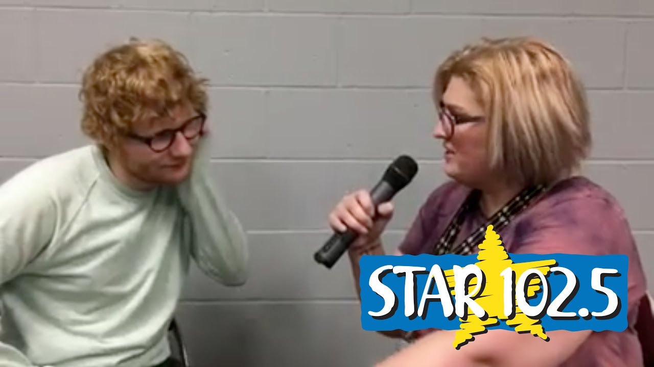 STAR 102.5's Karess Carter Interviews Ed Sheeran - YouTube