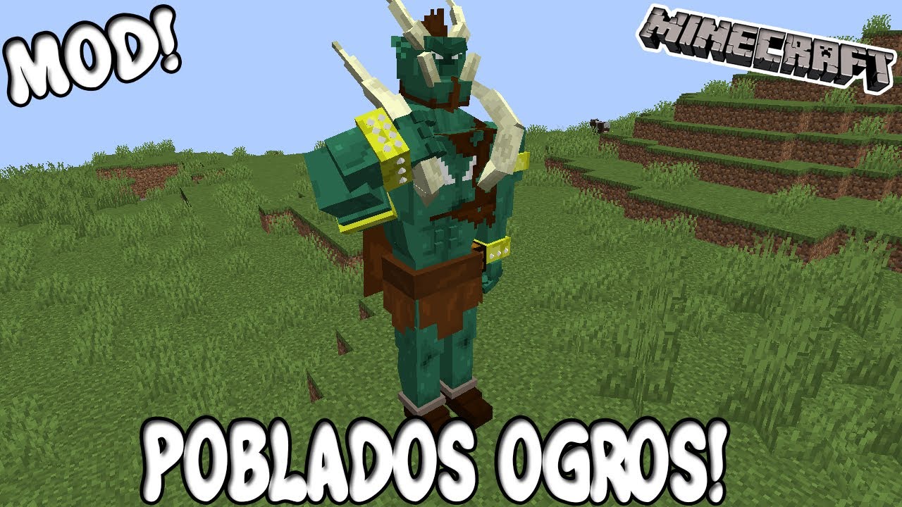 POBLADOS OGROS! Minecraft 1.19.2 MOD OGRECRAFT! - YouTube