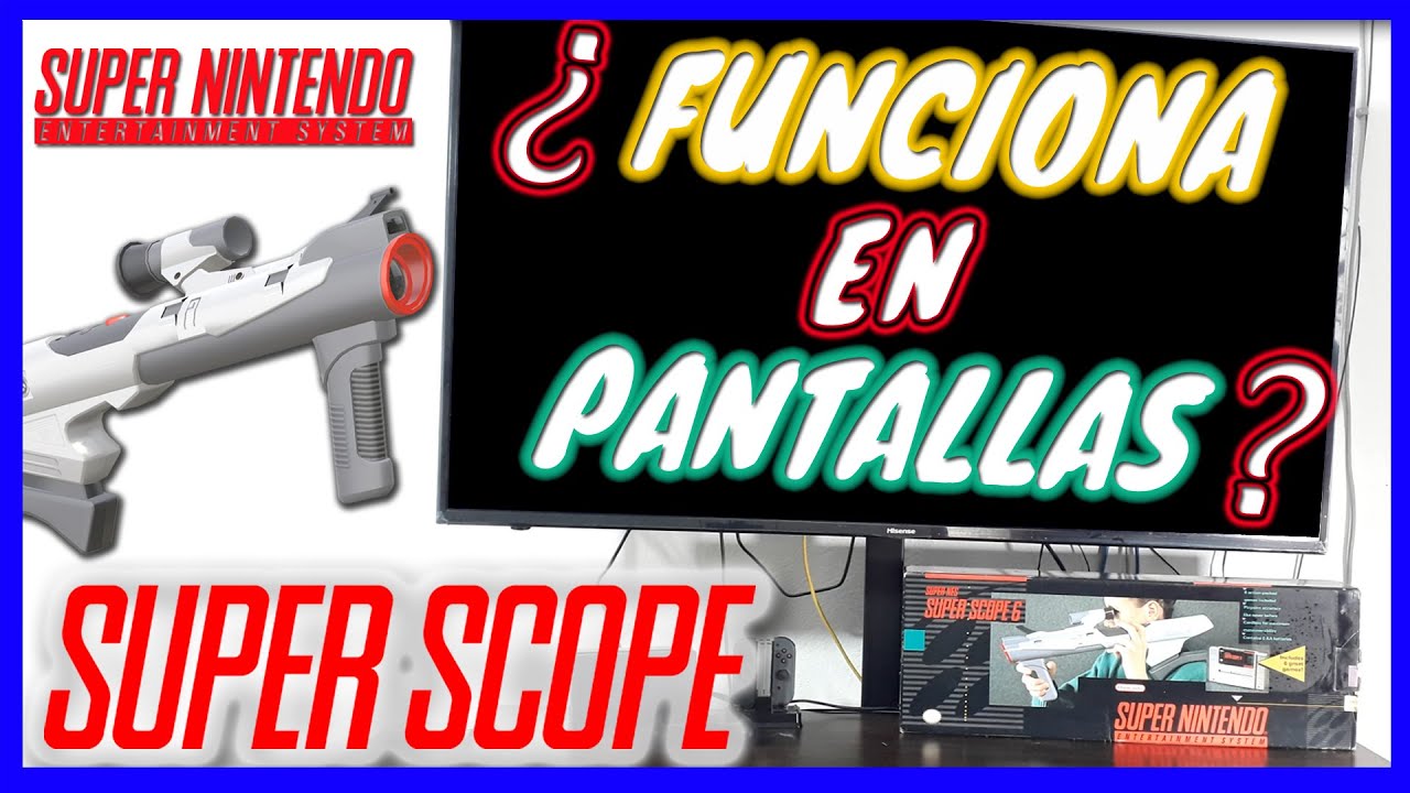 NINTENDO SUPER SCOPE 🚀 UNBOXING ¿FUNCIONA en pantallas modernas? | SNES ...