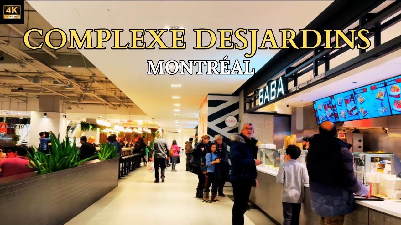 [4K] Complexe Desjardins: one of the hotspots on St. Catherine ...