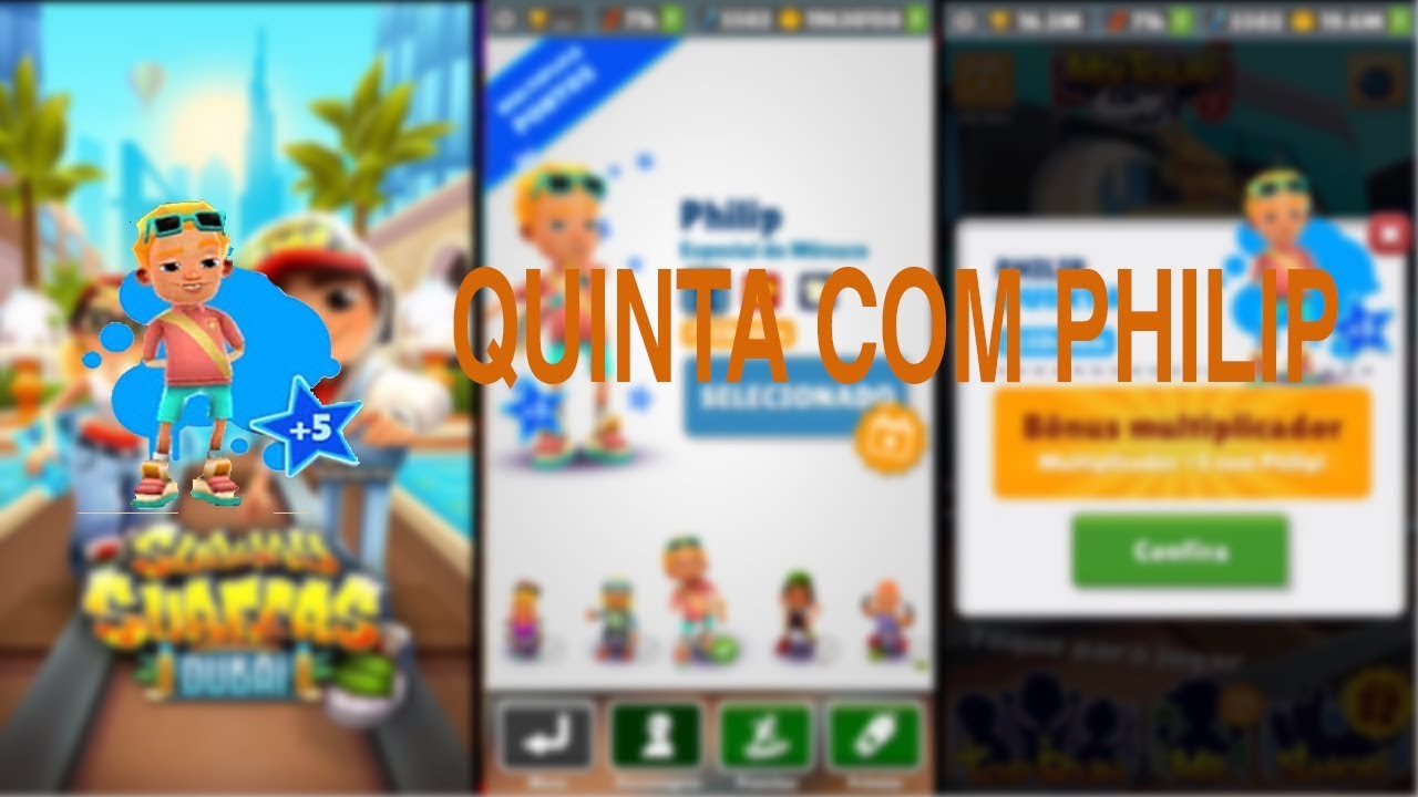 SUBWAY SURFERS DUBAI 2019 l QUINTA COM PHILIP +5 ♡ ♥ - YouTube