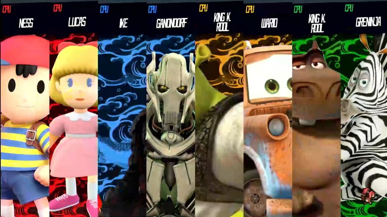 Team Earthbound Vs Team Star War Vs Team Shrek Vs Team Madagascar ...