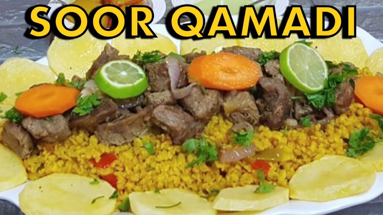 Cunto Karis Soor Qamadi iyo Hilib Geel Suqaar - YouTube
