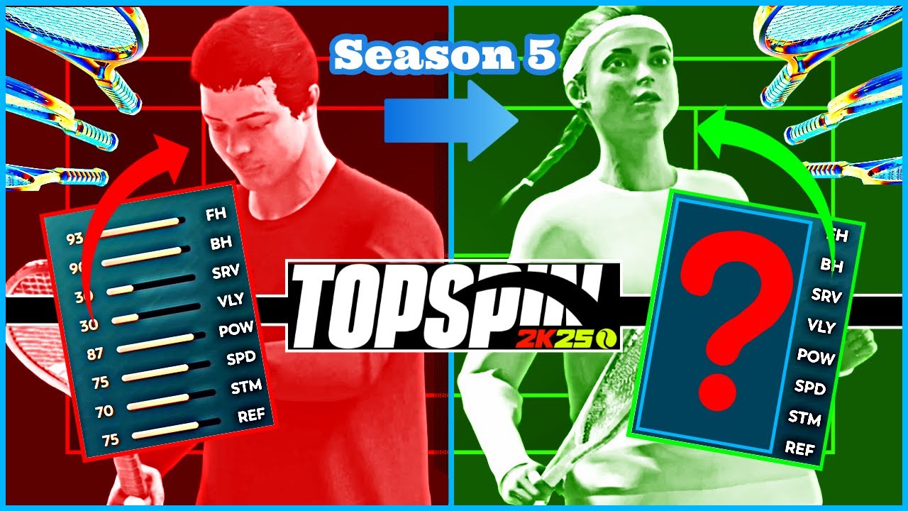Crazy Serve and Volley Build for TopSpin 2K25 Season 5... - YouTube