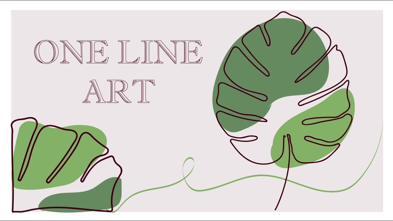 How to Create Digital One Line Art | DIY Line Art | Adobe Illustrator ...