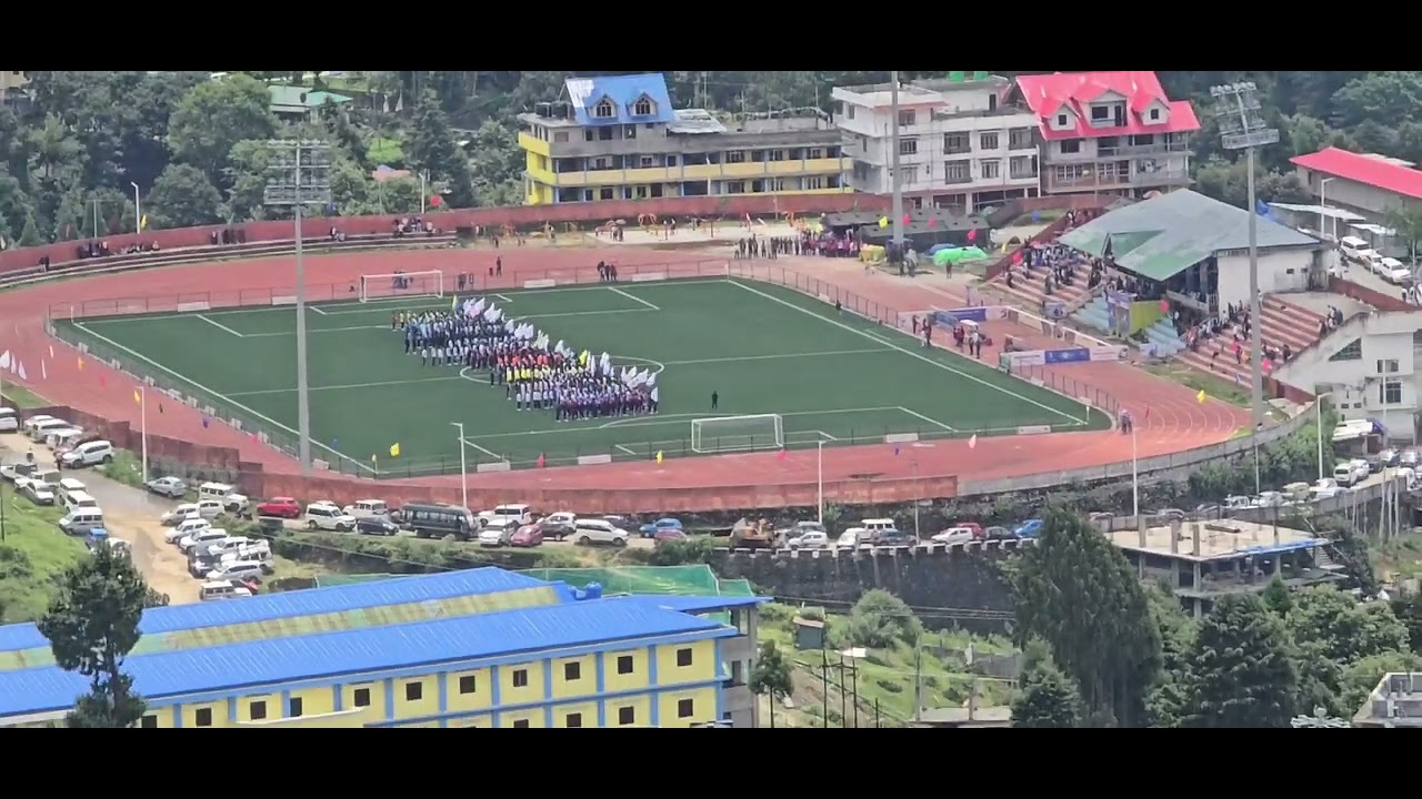 Tawang High - altitude soccer stadium situated above 10,000 ft from the ...