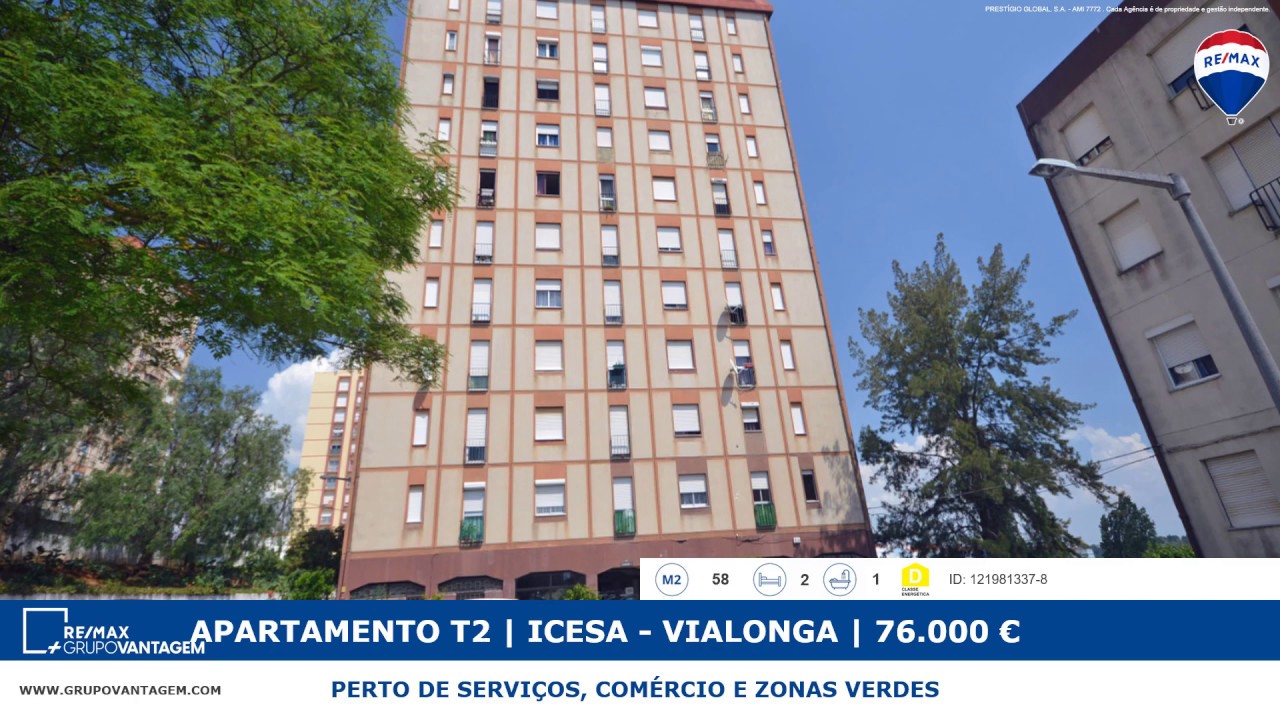 121981337-8 Apartamento T2 - Vialonga - Icesa - YouTube