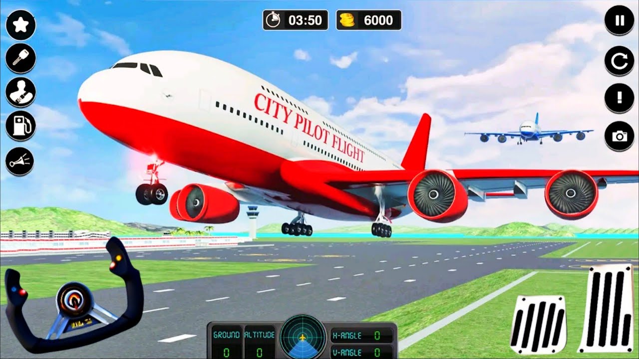 Flight Airplane City Pilot Games | Plane Boeing Emergency Landing ...