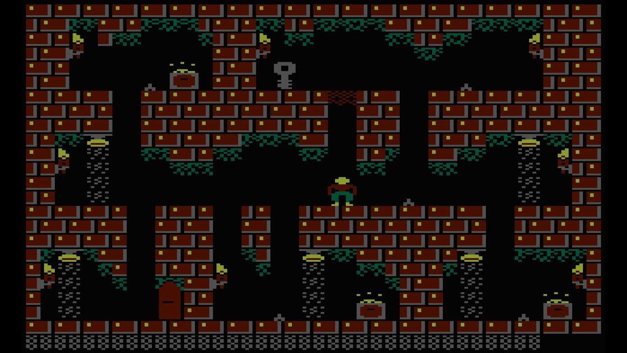 Atari 8-Bit Game Play, Castles of Confusion - YouTube