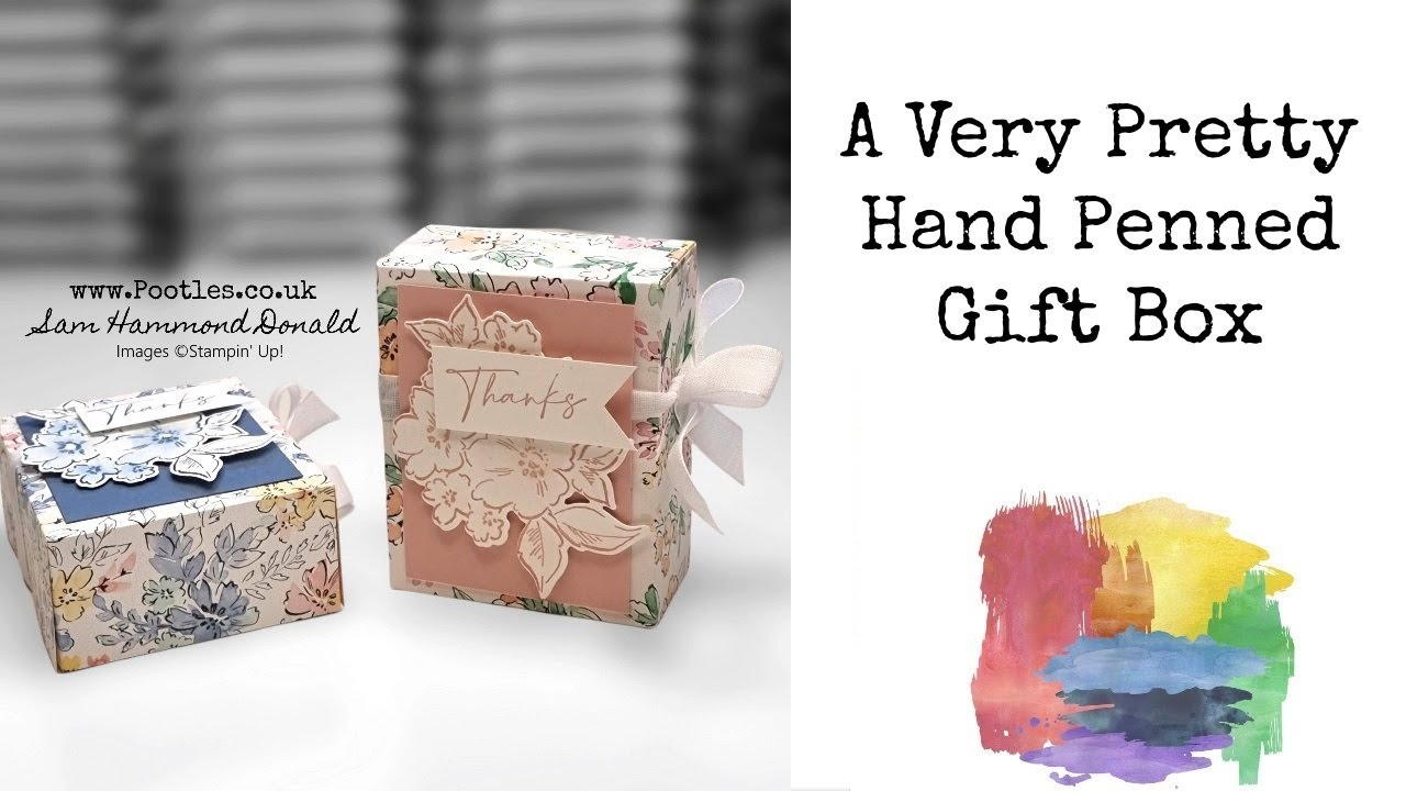 A Very Pretty Hand Penned Gift Box - YouTube