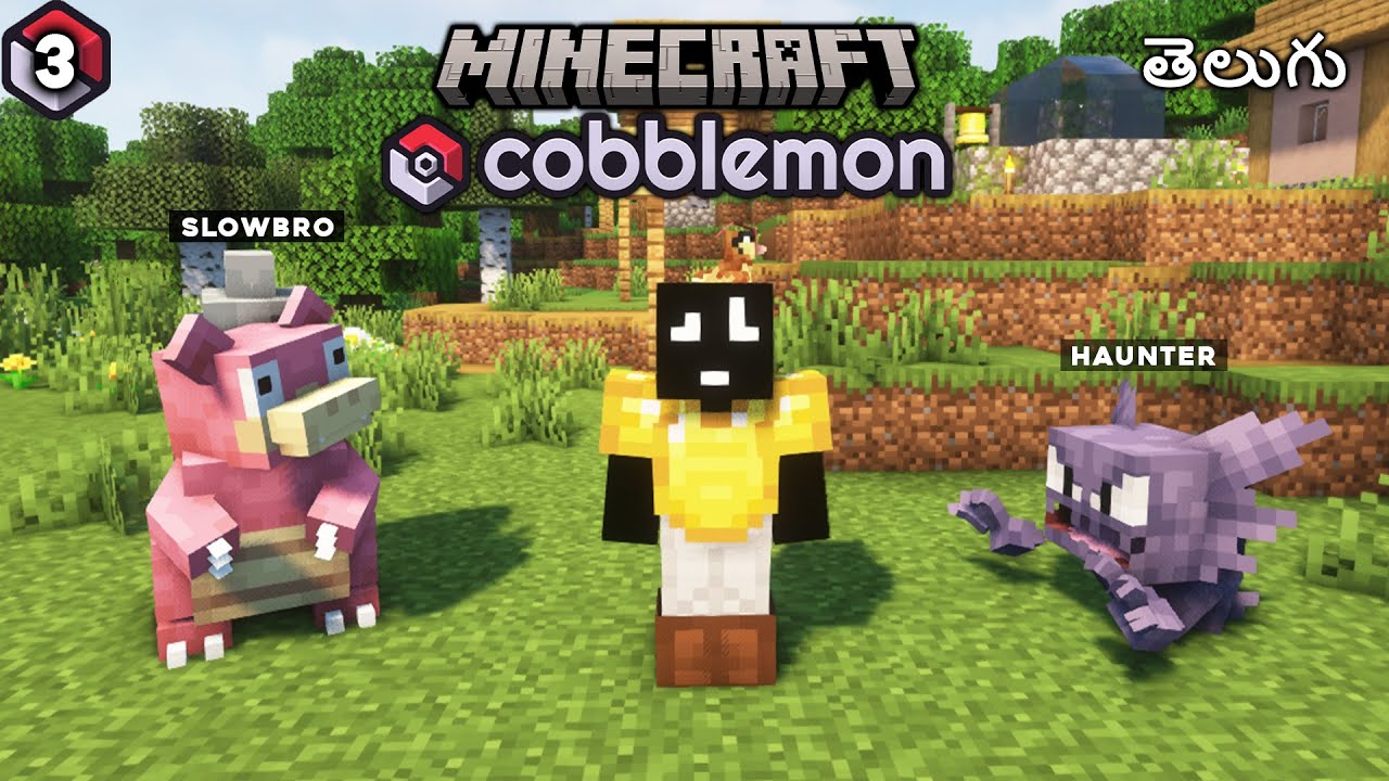 Catching Haunter and SlowBro in Cobblemon | Telugu | Mr Maxus - YouTube