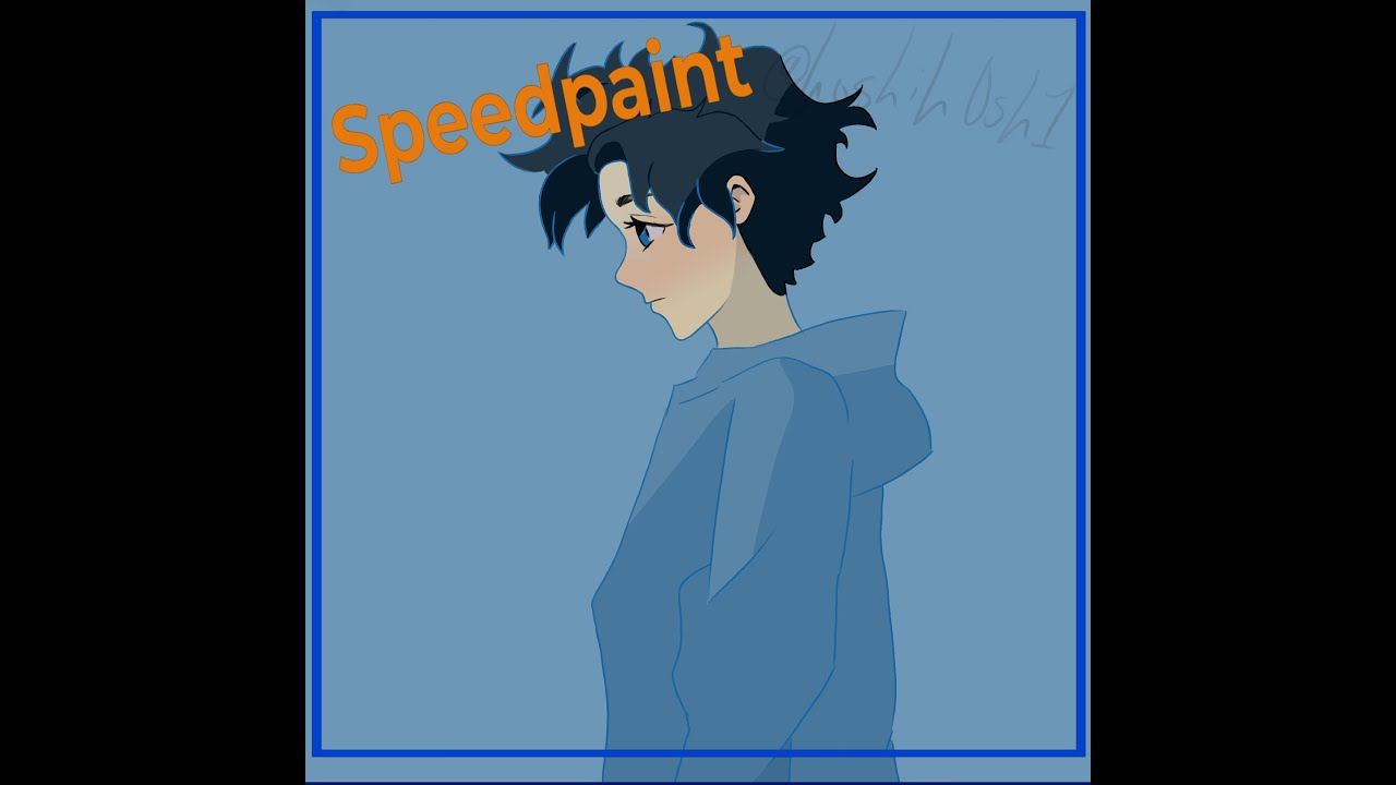 Boy in Blue - Speedpaint - YouTube
