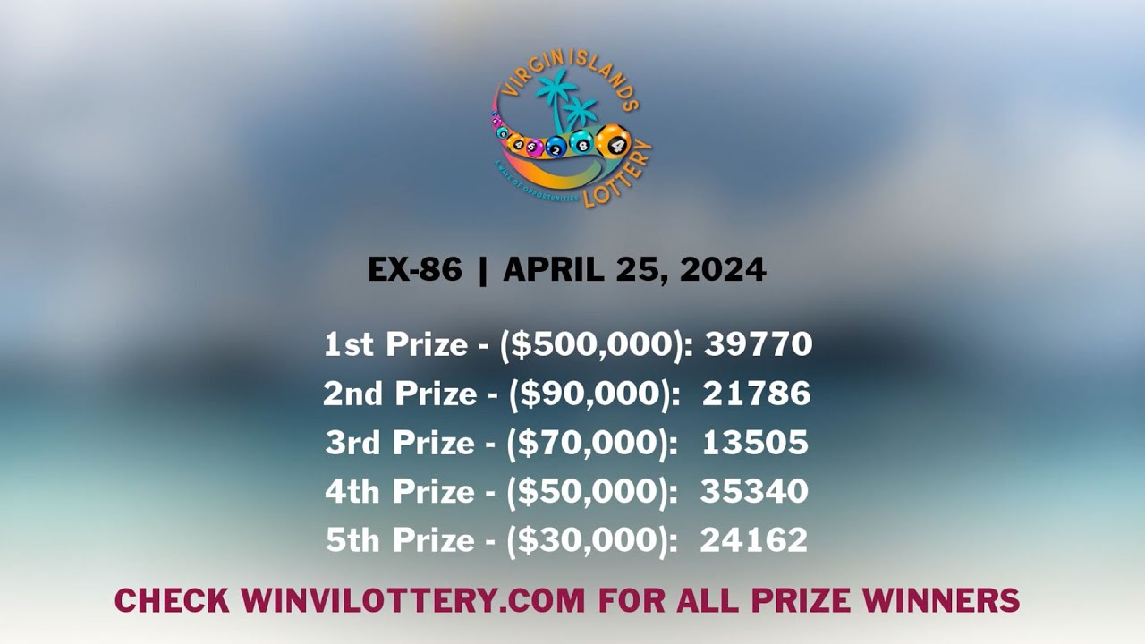 VI Lottery Drawing Results for #EX-086 - Lucky Masquerade: Carnival of ...