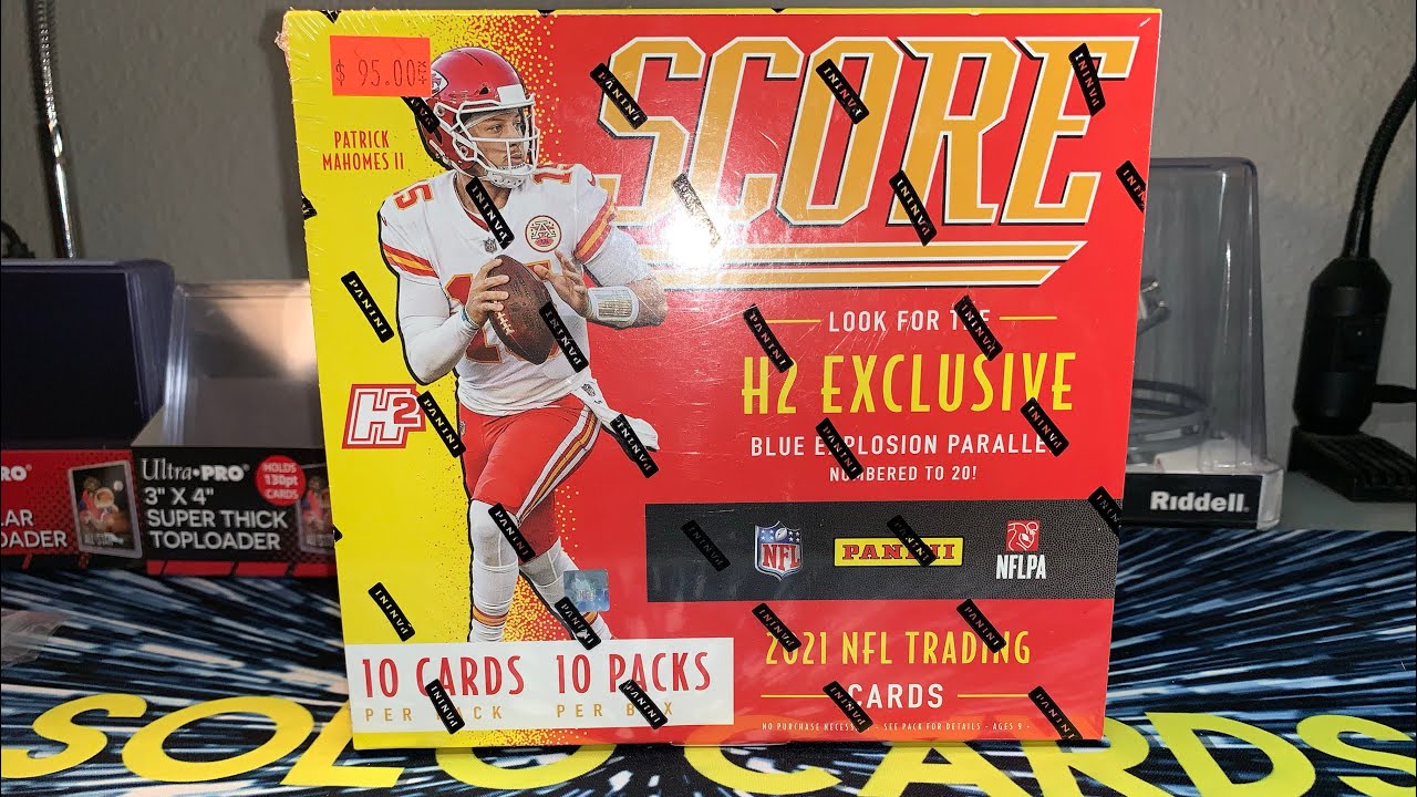 2021 SCORE H2 HYBRID HOBBY BOX - YouTube