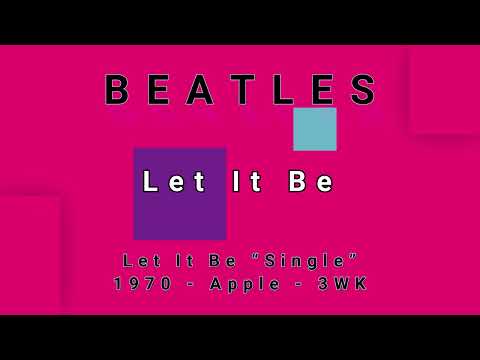 BEATLES-Let It Be "Single" (vinyl) - YouTube