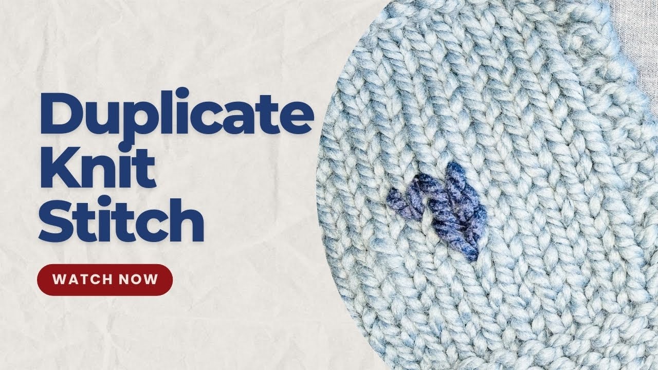 Mastering the Duplicate Stitch: A Step-by-Step Tutorial - YouTube