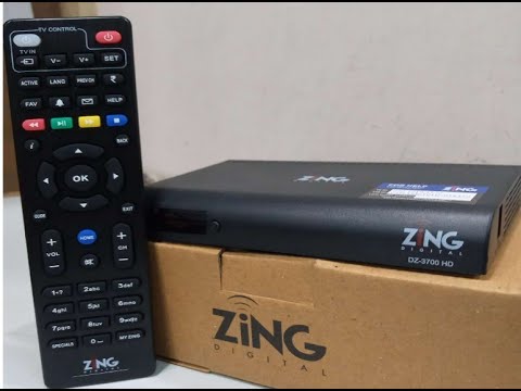 DZ-3700 HD Zing Digital STB Unboxing | First Time Software Download and Connectivity with TV ...
