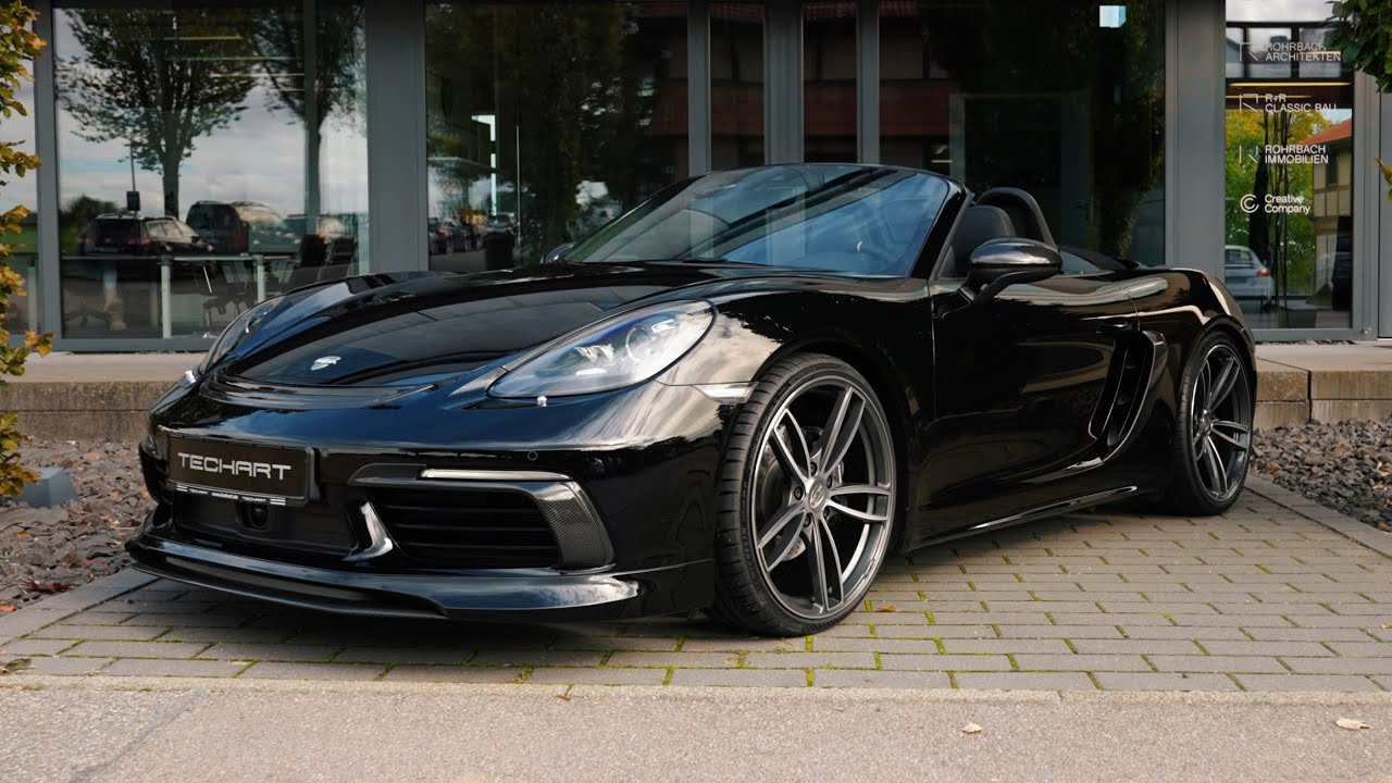 TECHART Styling and Power Upgrades for 718 Boxster - YouTube