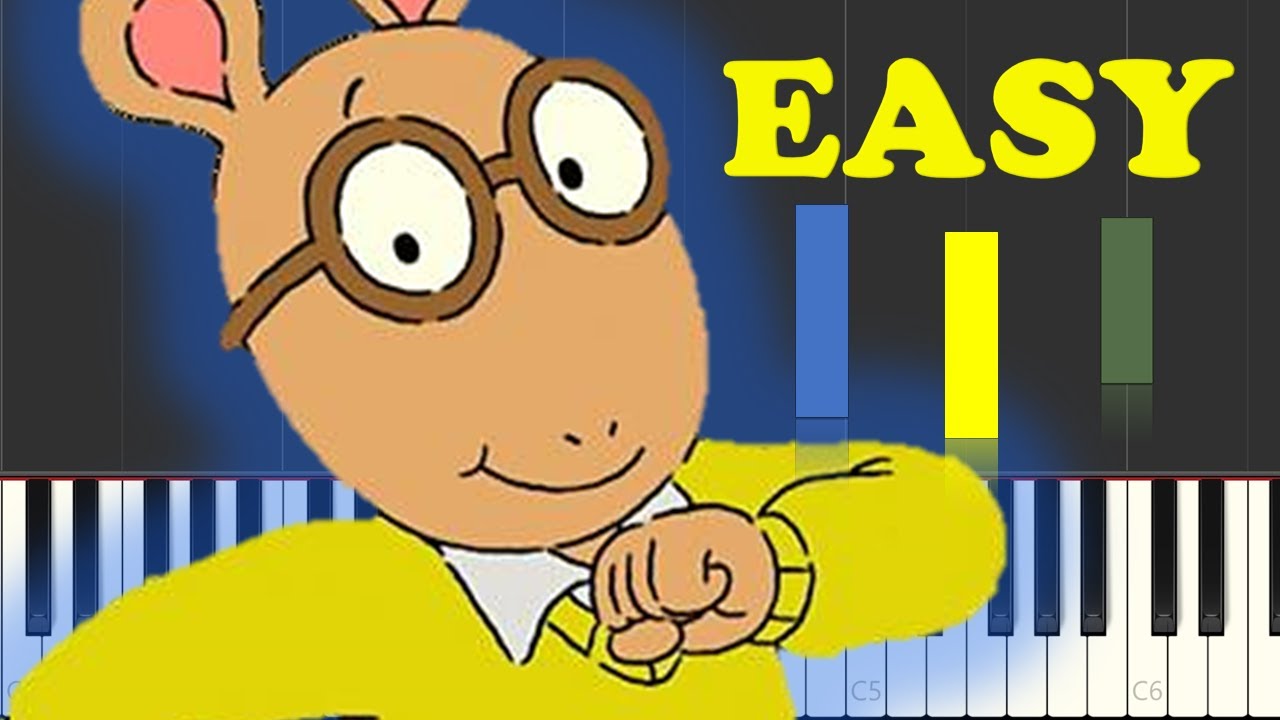 How To Play Arthur Theme Song On Piano EASY - YouTube