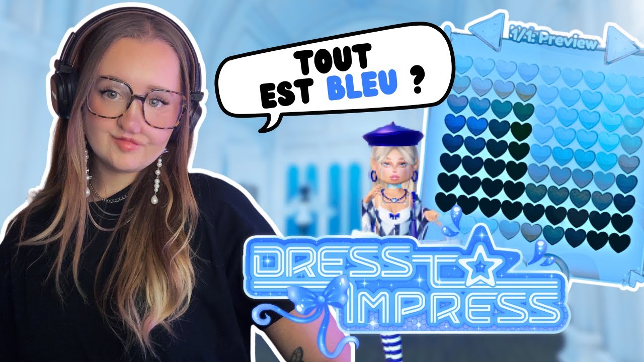 DRESS TO IMPRESS en n'utilisant QUE DU BLEU ? (Roblox) - YouTube