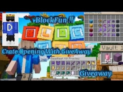 Doing Crate Opening With Giveaway #whoap #blockfun - YouTube
