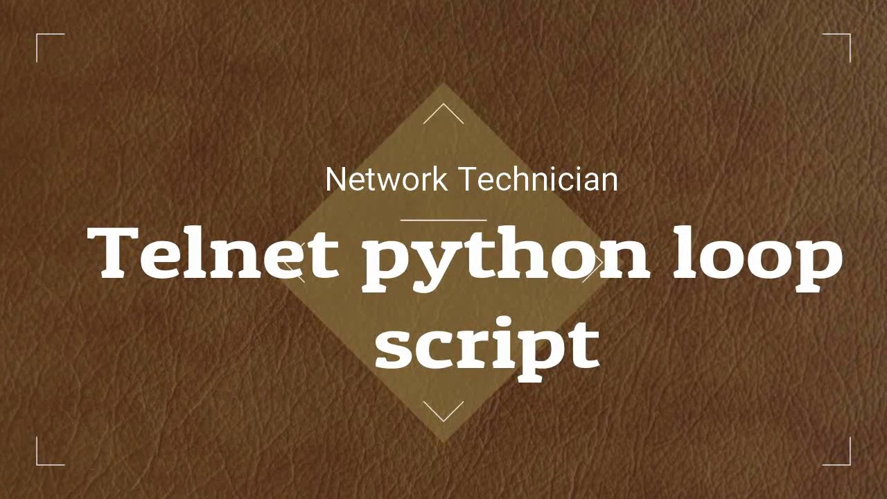 Python 3 telnet | Vlan - YouTube