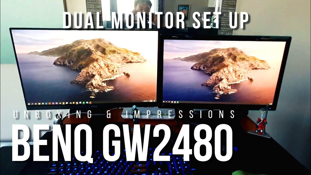 Upgrading my Dual Monitor Set Up - BenQ GW2480 Unboxing and Impressions ...